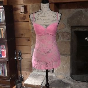 Jezebel | Intimates & Sleepwear | Bright Pink Brachemise | Poshmark